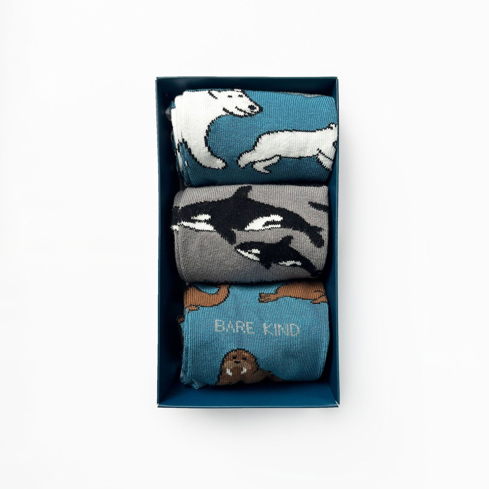Arctic Animals Bamboo Socks Gift Box of 3 – Bare Kind