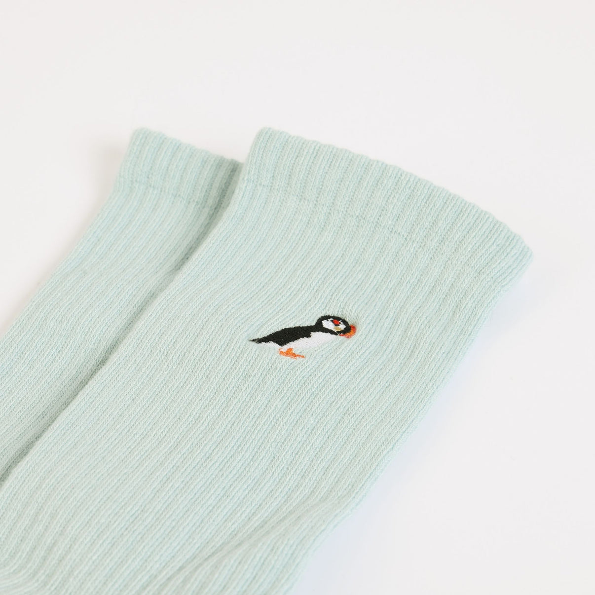 Save the Puffin Ribbed Bamboo Socks – Bare Kind