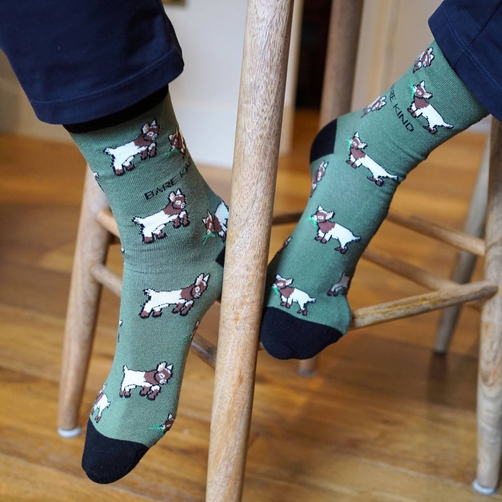 Save the Goats Bamboo Socks – Bare Kind