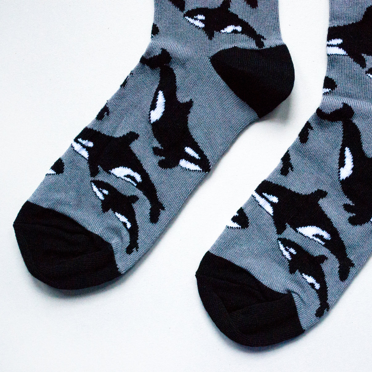 Save the Orcas Bamboo Socks - Saving Animals with Every Pair – Bare Kind
