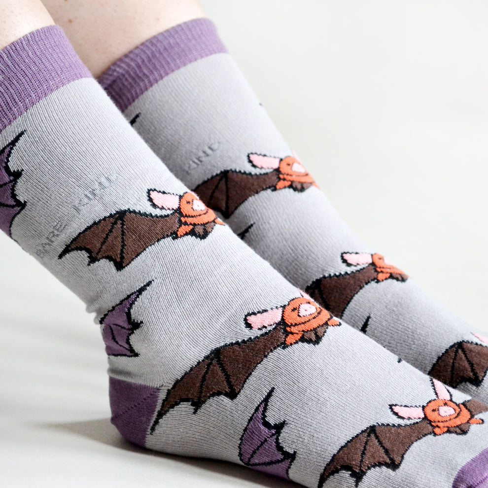 Save the Bats Bamboo Socks - Ethical by Nature – Bare Kind